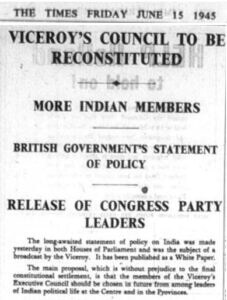 The Wavell Plan, and Hazrat Musleh-e-Maud’s call for peace and India’s ...