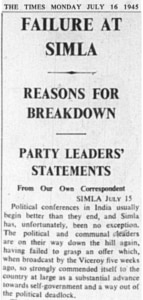 The Simla Conference, 1945: Hazrat Musleh-e-Maud’s guidance prior to ...