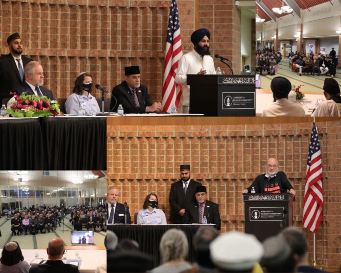 Faith leaders unite to promote peace at Masroor Mosque in Manassas, USA