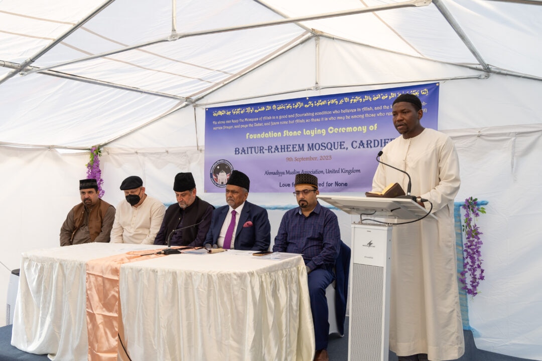 Foundation of new mosque laid in Cardiff
