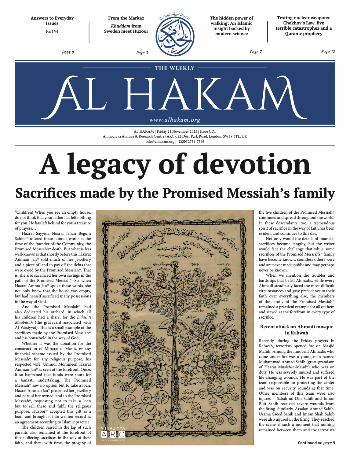 Al Hakam – 21 November 2025 - Al Hakam
